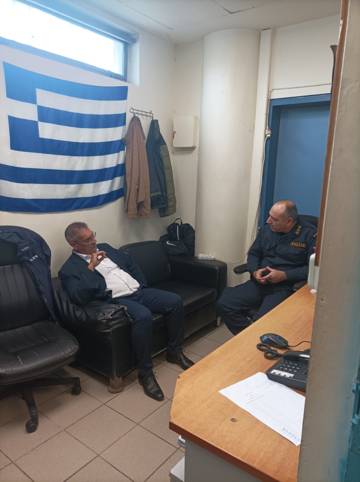 Επίσκεψη Μιχάλη Γαυγιωτάκη στην Αστυνομική Διεύθυνση Ηρακλείου ...