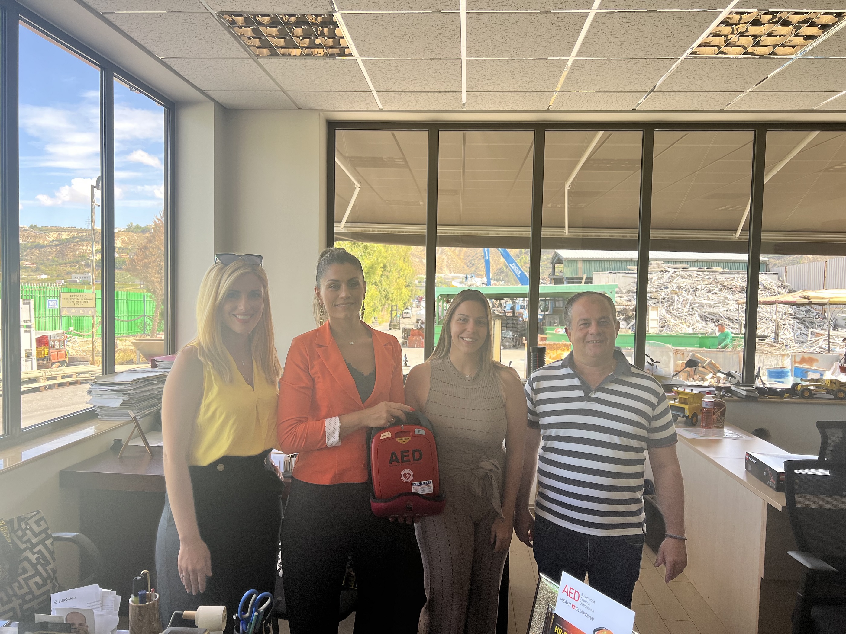 Προσφορά ζωής από την ΚΑΘΕΡΗΣ ΑΒΕΕ στον νέο χώρο αθλητισμού του Δήμου ...