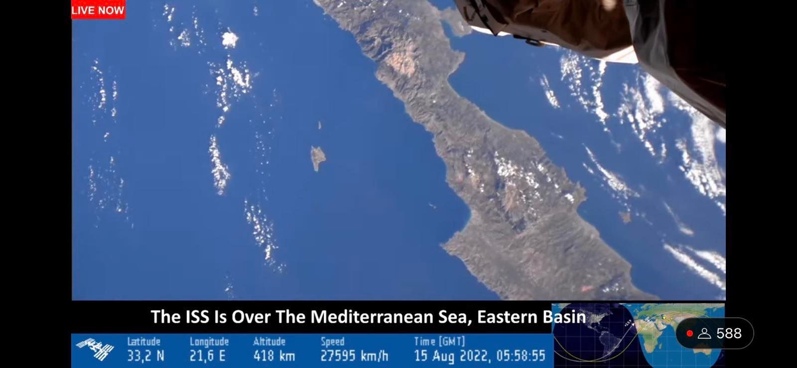 Ο ISS πάνω από τη Μεσόγειο: Εντυπωσιακές εικόνες της Κρήτης | Cretalive ...