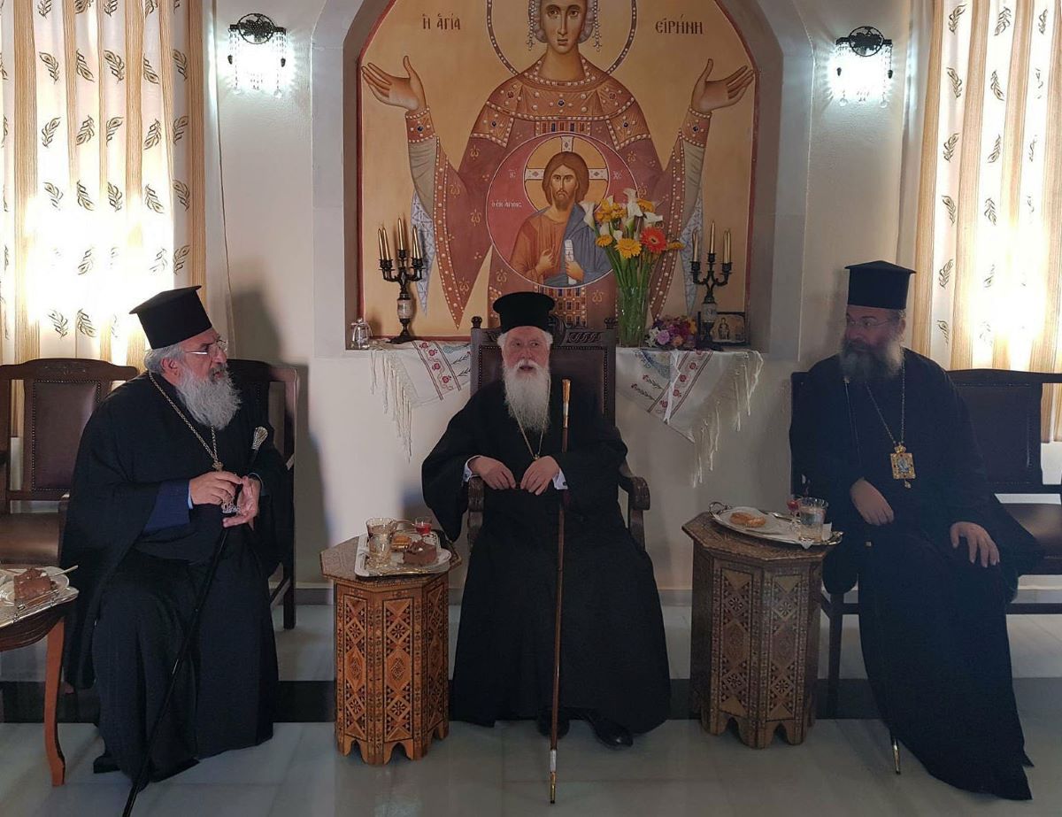 Πασχάλιες επισκέψεις στην Ιερά Μητρόπολη Ρεθύμνης και Αυλοποτάμου ...