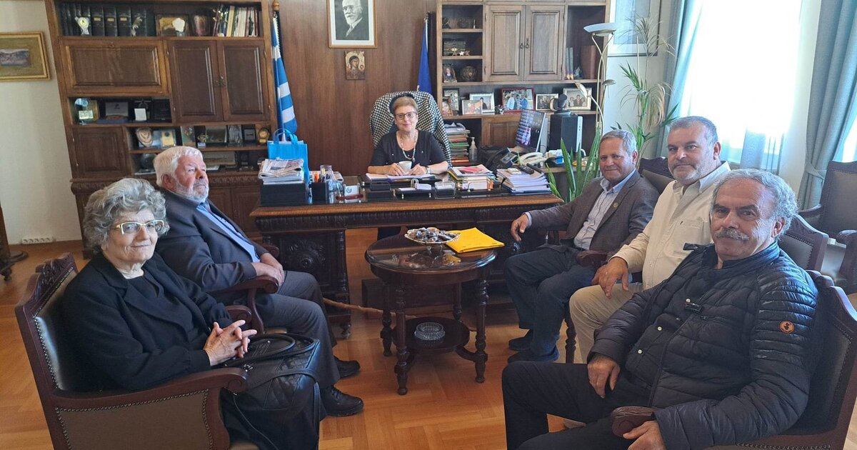 Εθιμοτυπική επίσκεψη του νέου ΔΣ του Αγροτικού Συλλόγου Δήμου Ρεθύμνης ...