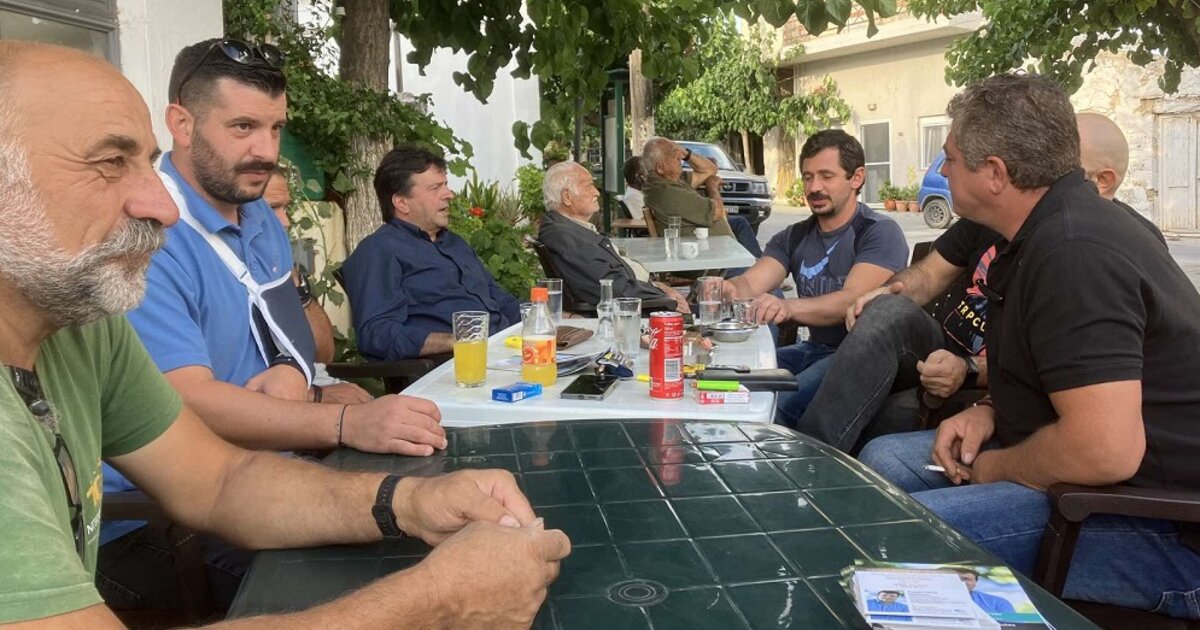 Στα χωριά της Πεδιάδας ο Νίκος Συριγωνάκης | Cretalive ειδήσεις