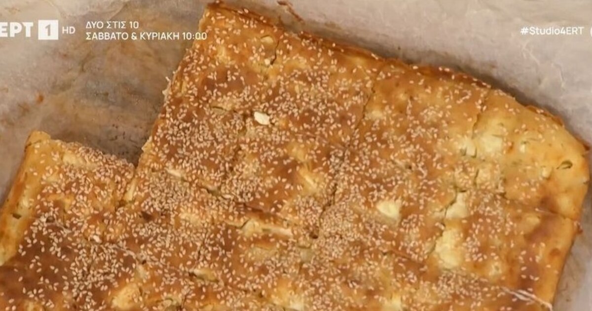 Ο Δημήτρης Μακρυνιώτης φτιάχνει τυρόπιτα με γιαούρτι | Cretalive ειδήσεις