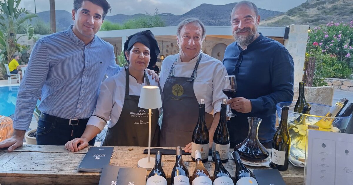 2 μέρες γευστικής απόλαυσης στο Irida Wine Restaurant με τον chef Γιάννη Μπαξεβάνη | Cretalive ...
