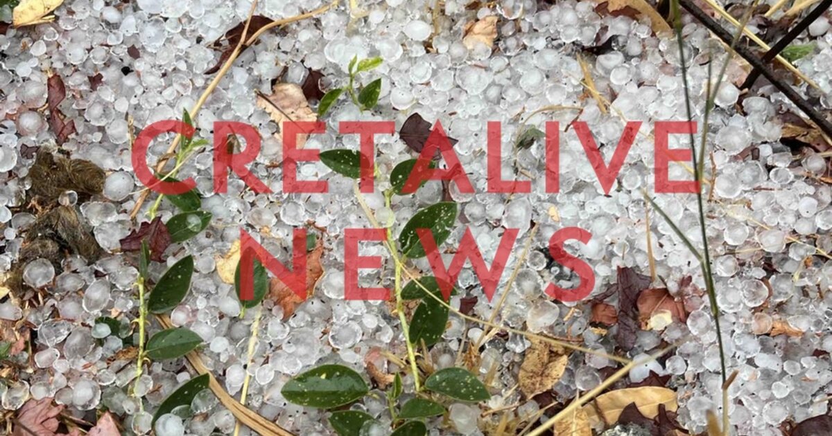 Η κακοκαιρία «χτύπησε» και την Κρήτη - Ζημιές από το χαλάζι (video & photos) | Cretalive ειδήσεις