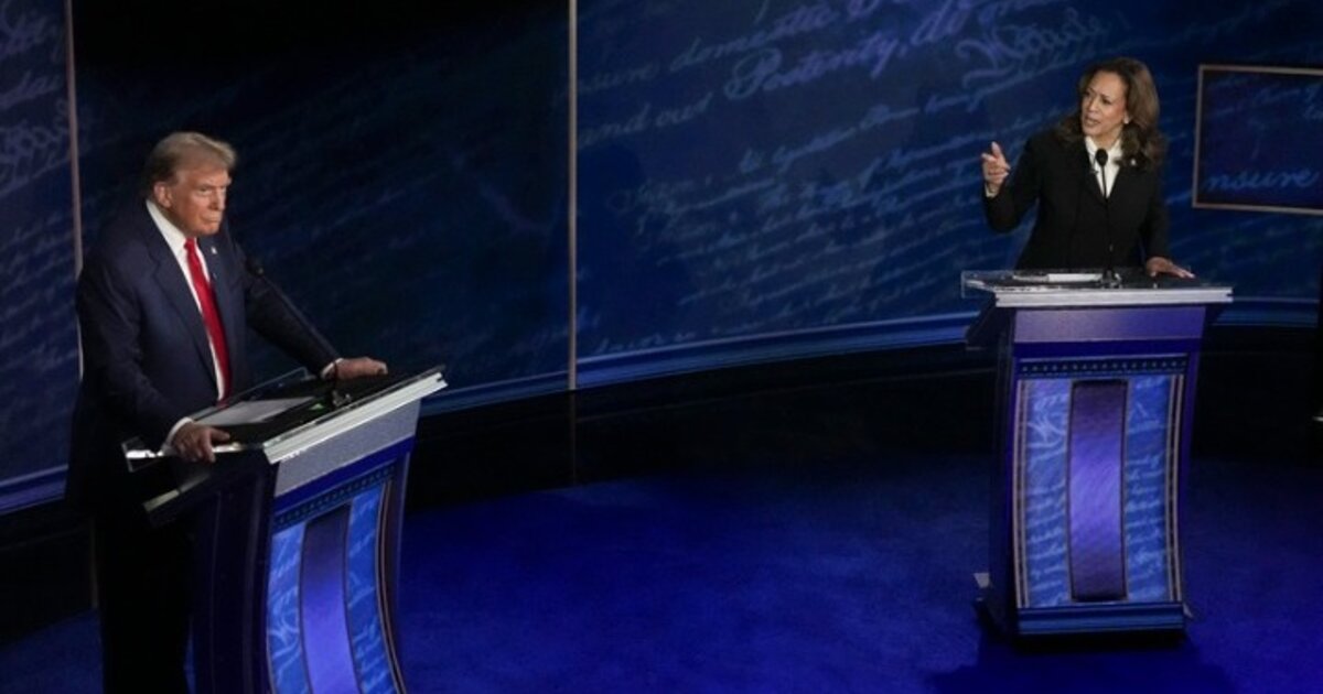 Σκληρό debate Χάρις - Τραμπ: "Μαζέψαμε το χάλι που άφησες" - "Είναι «μαρξίστρια» όλοι το ξέρουν ...